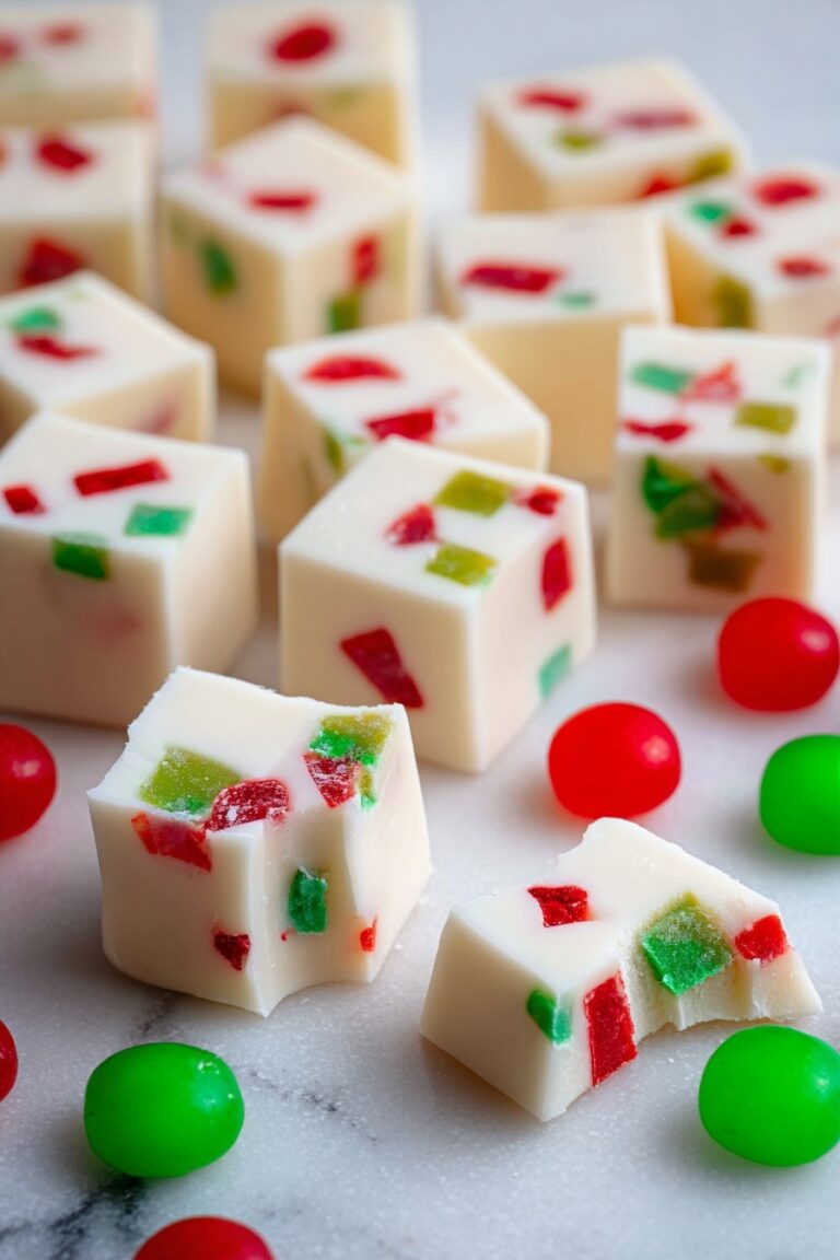 White Chocolate Marshmallow Christmas Candy - Festive Holiday Treats