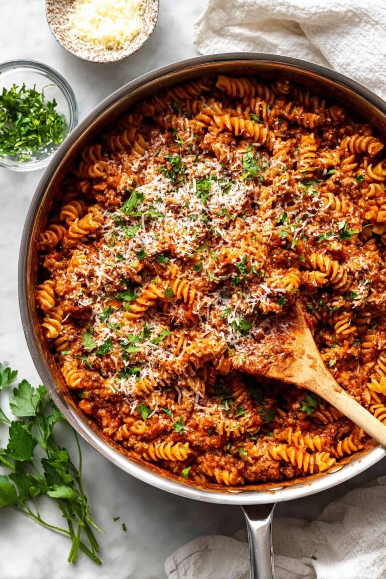Ground Beef Pasta Recipe – Easy & Flavorful Weeknight Dinner