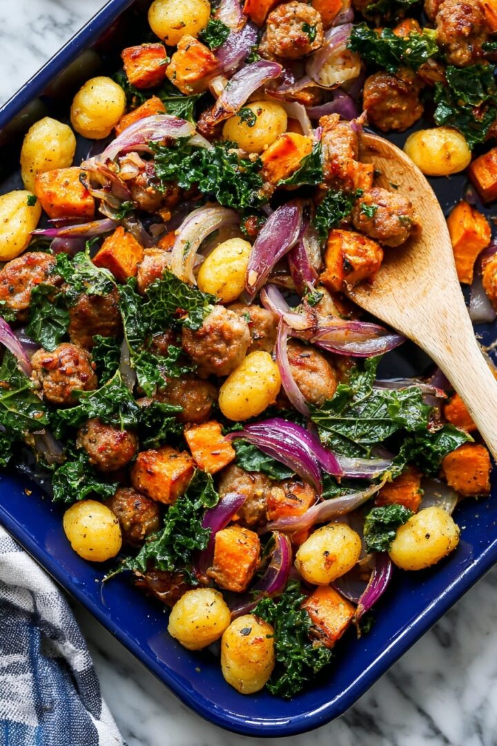 Butternut Squash Gnocchi with Sausage - Cozy One-Pan Meal